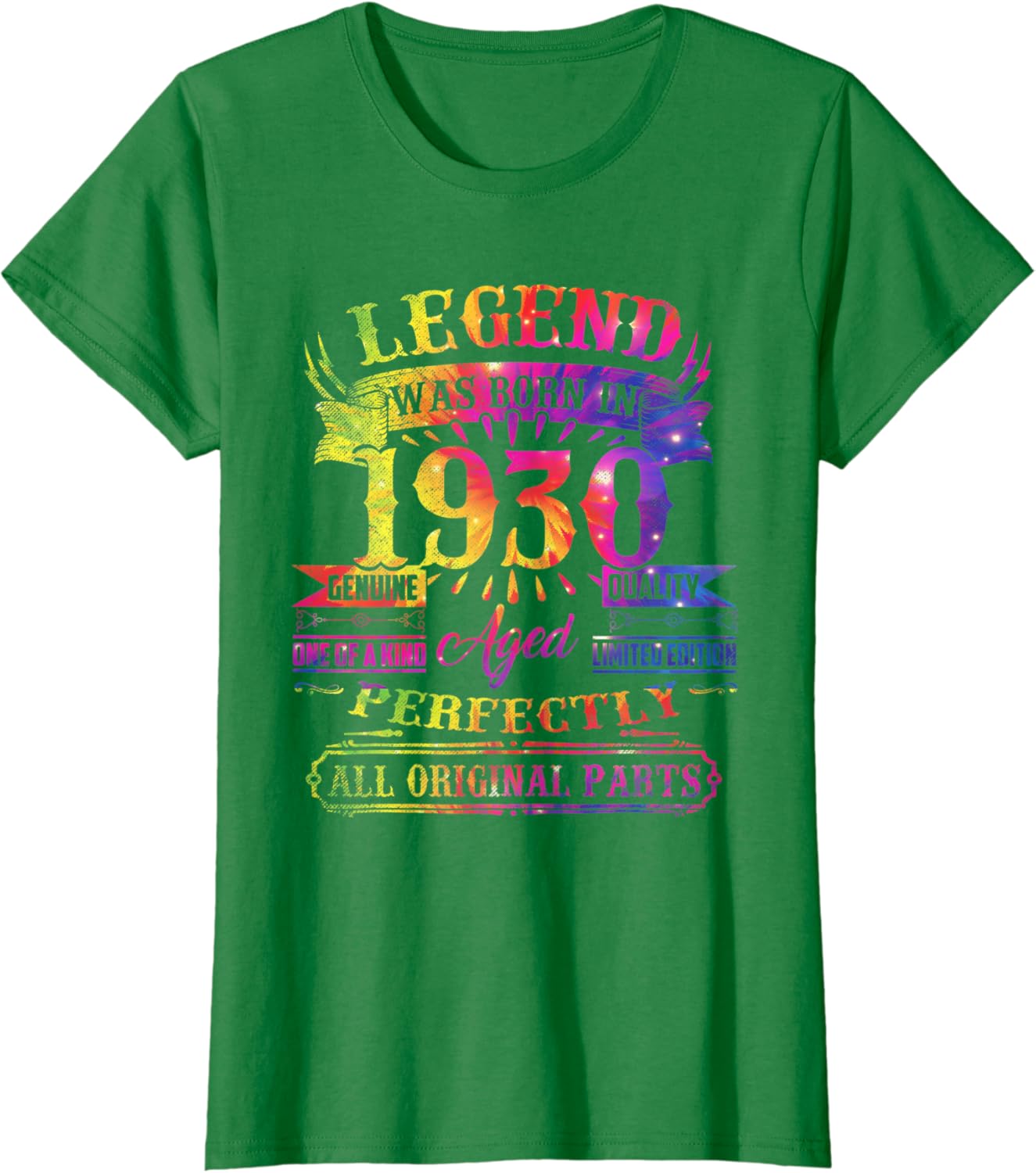 Legend Was Born In 1930 92 Year Old 92nd Birthday Tie Dye T Shirt legend-was-born-in-1930-92-year-old-92nd-birthday-tie-dye-t-shirt
